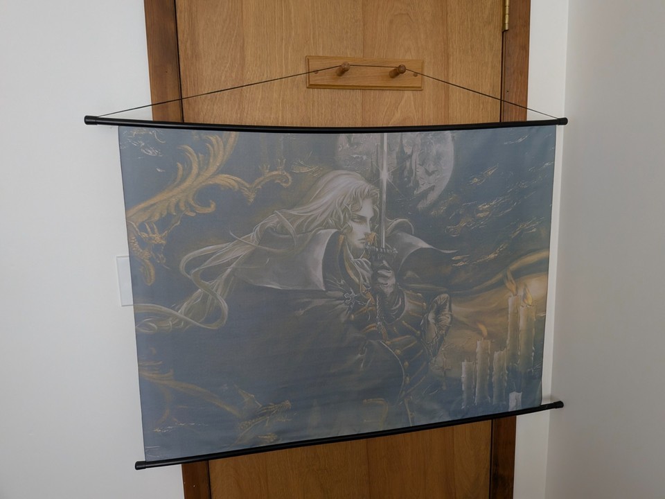Castlevania Symphony of the Night SotN Wall Scroll Vintage Rare Anime ...