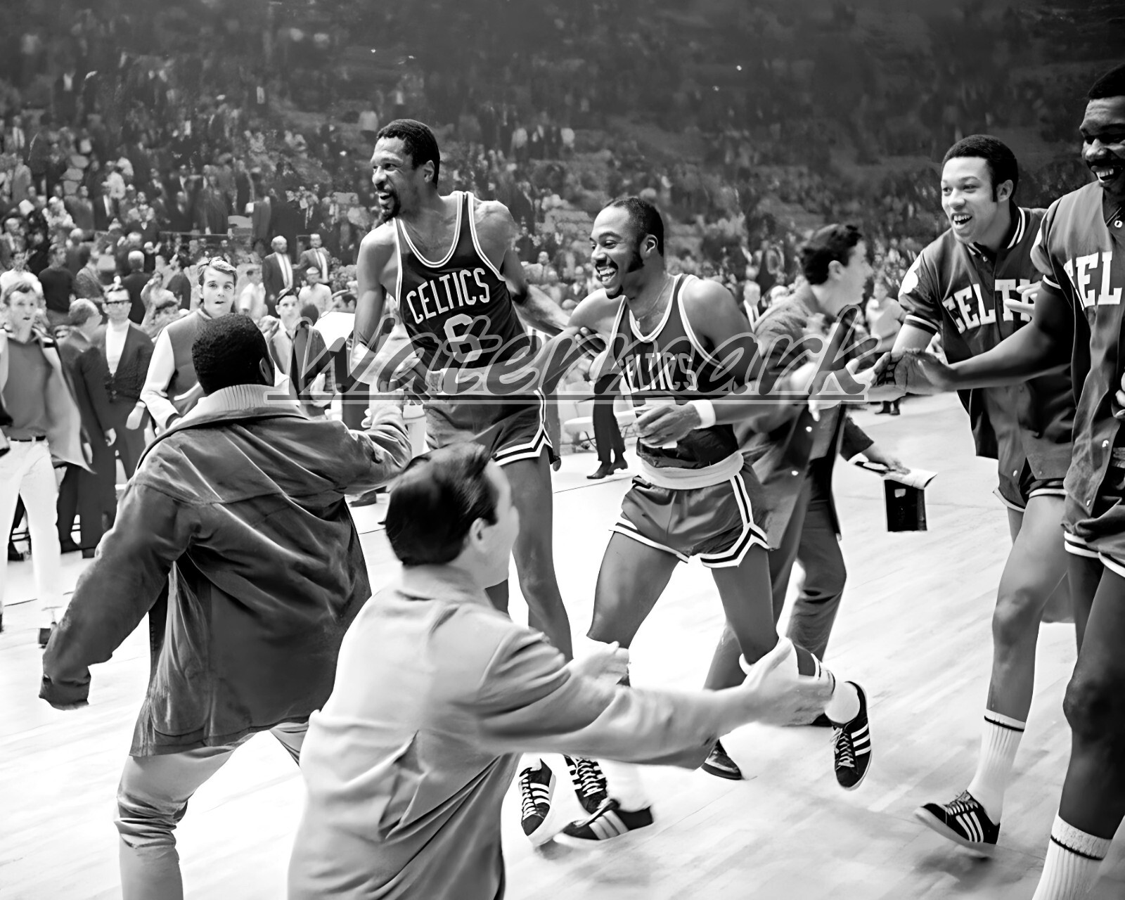NBA 1969 Finals Bill Russell Game 7 Celebration 8 X 10 Photo Picture | eBay