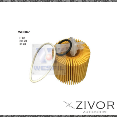 COOPER Oil Filter For Toyota Aurion 3.5L V6 10/06-03/12 - WCO67 *By ...