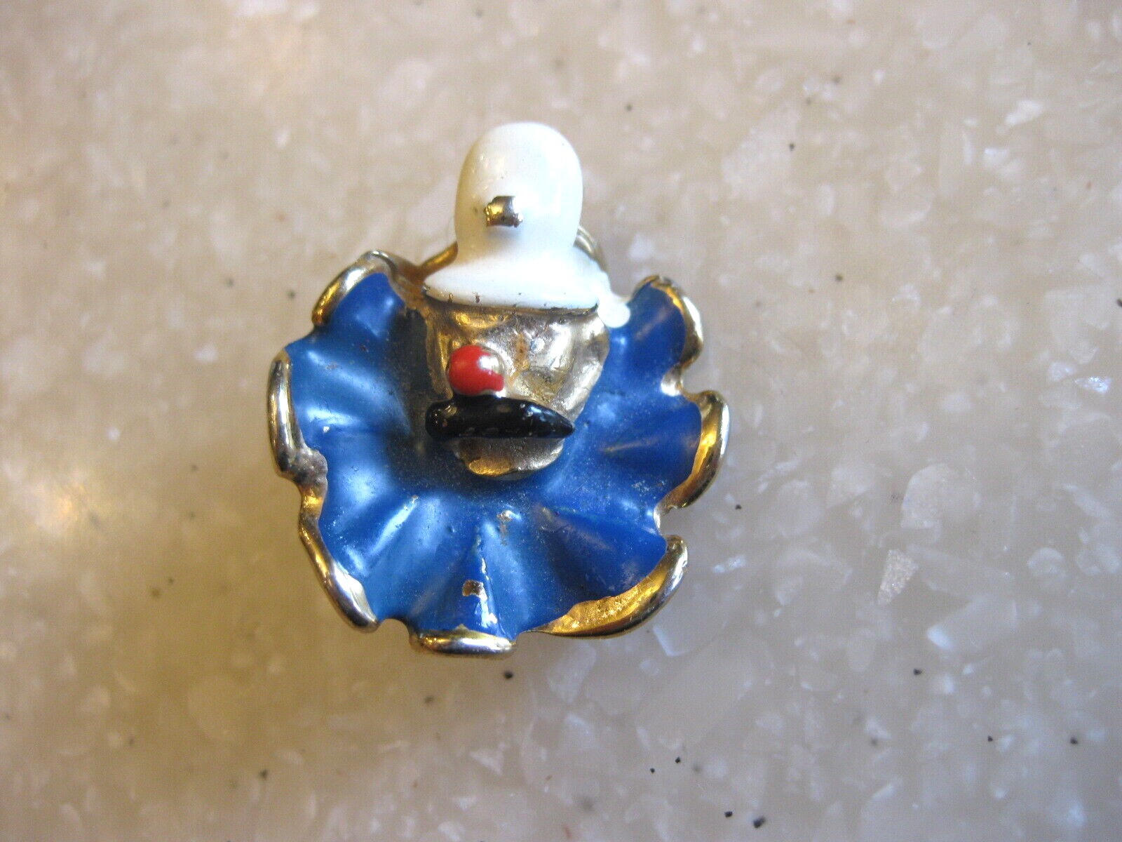 Older Vintage Keystone Cop Clown Pin Brooch / Enamele… - Gem