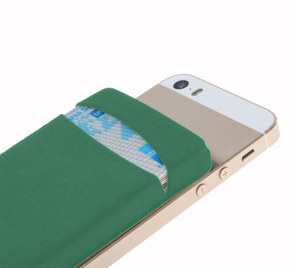 Universal Adhesive Pocket -Stick-On Wallet Card Holder Pouch Case for ...