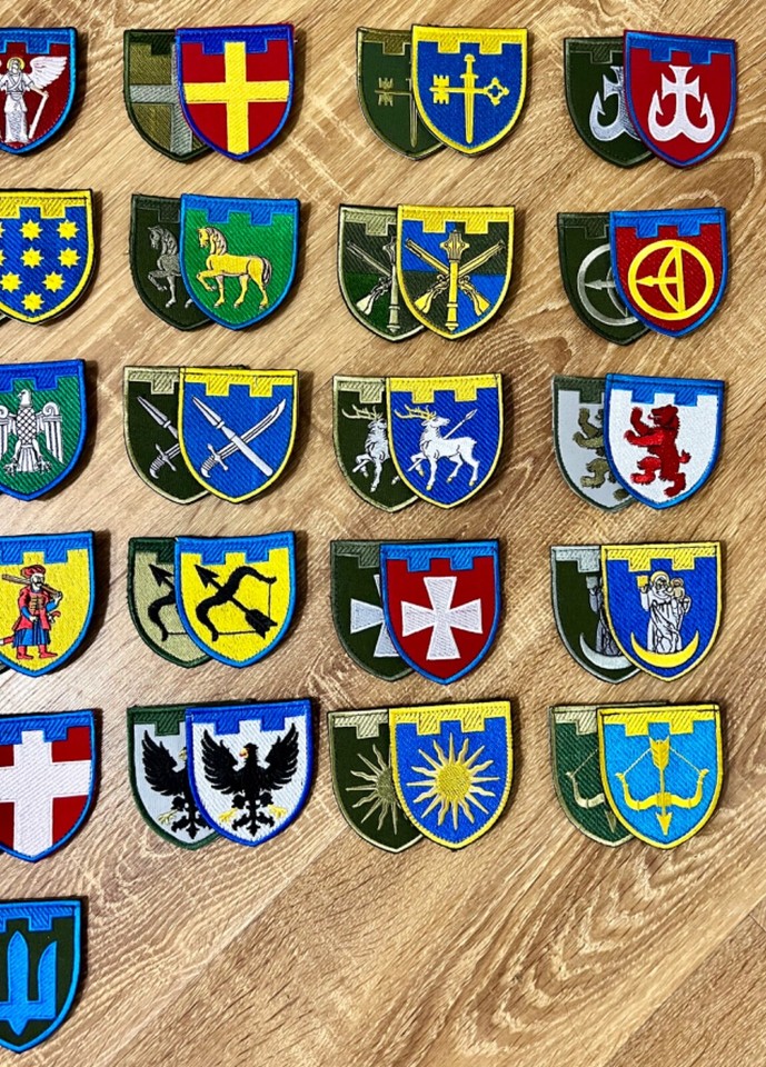 Ukraine patch set of 53 military war army patches Ukrainian armed ...