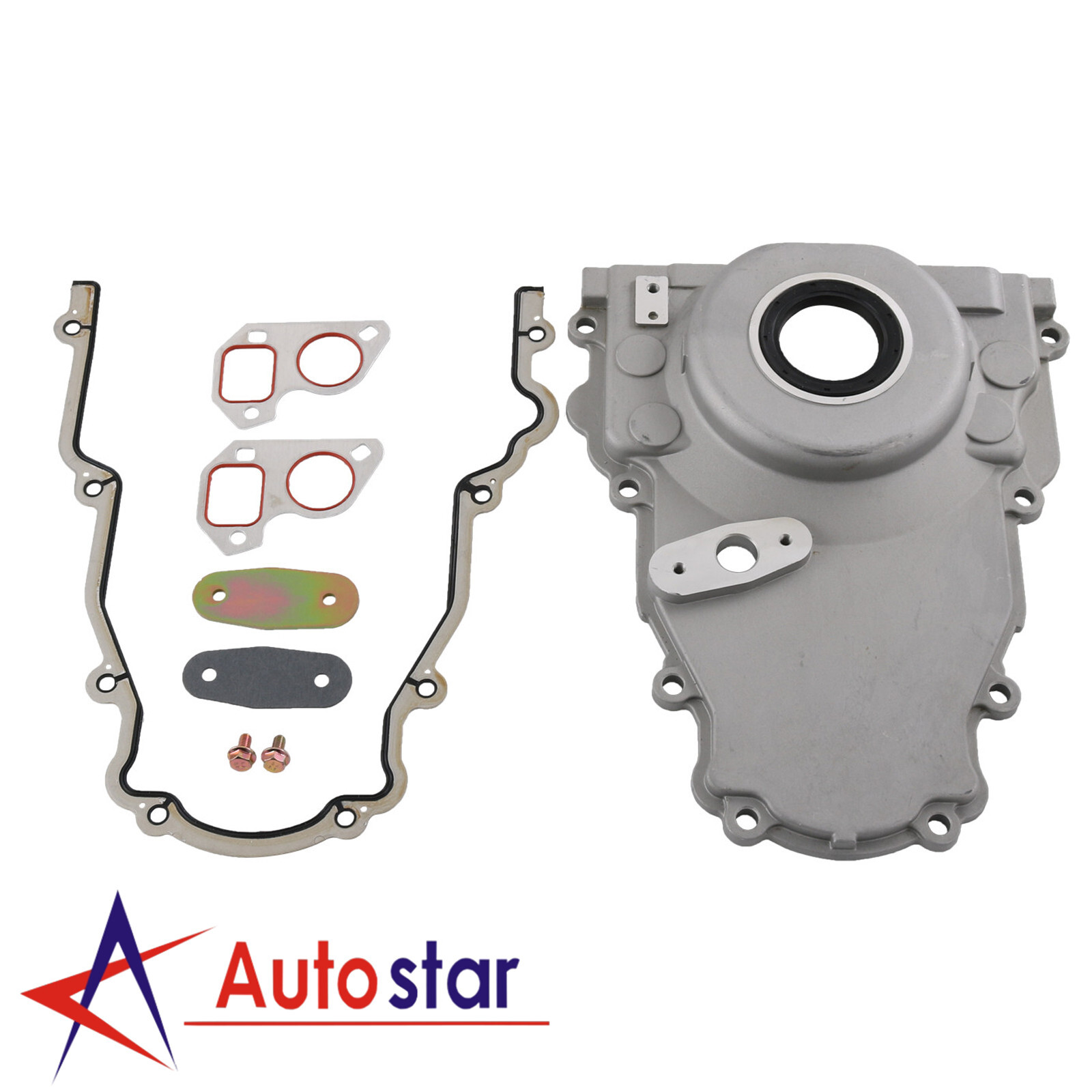 For Chevy LS2 LS3 12633906 Non-VVT Gen IV LSX Engine Timing Cover ...