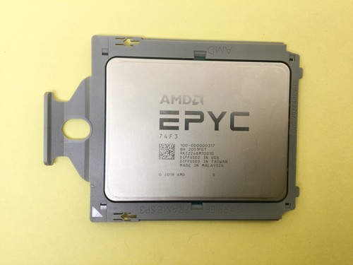 3RD GEN AMD EPYC 24 CORE PROCESSOR 74F3 3.2GHZ/ 4.0GH 240W SP3 CPU 100 ...