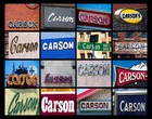 CARSON Name Poster featuring photos of actual signs | eBay