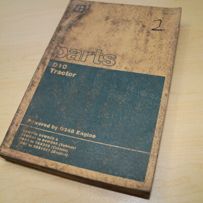 CAT Caterpillar D10 Tractor Dozer Crawler Parts Manual Book catalog 84W ...