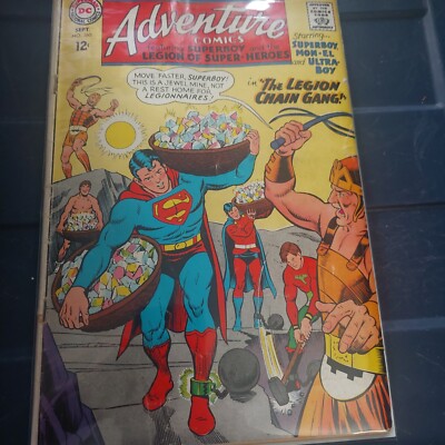 Adventure comics #360 VG+ 1967 DC comics Curt Swan CIVIL WAR Legion ...