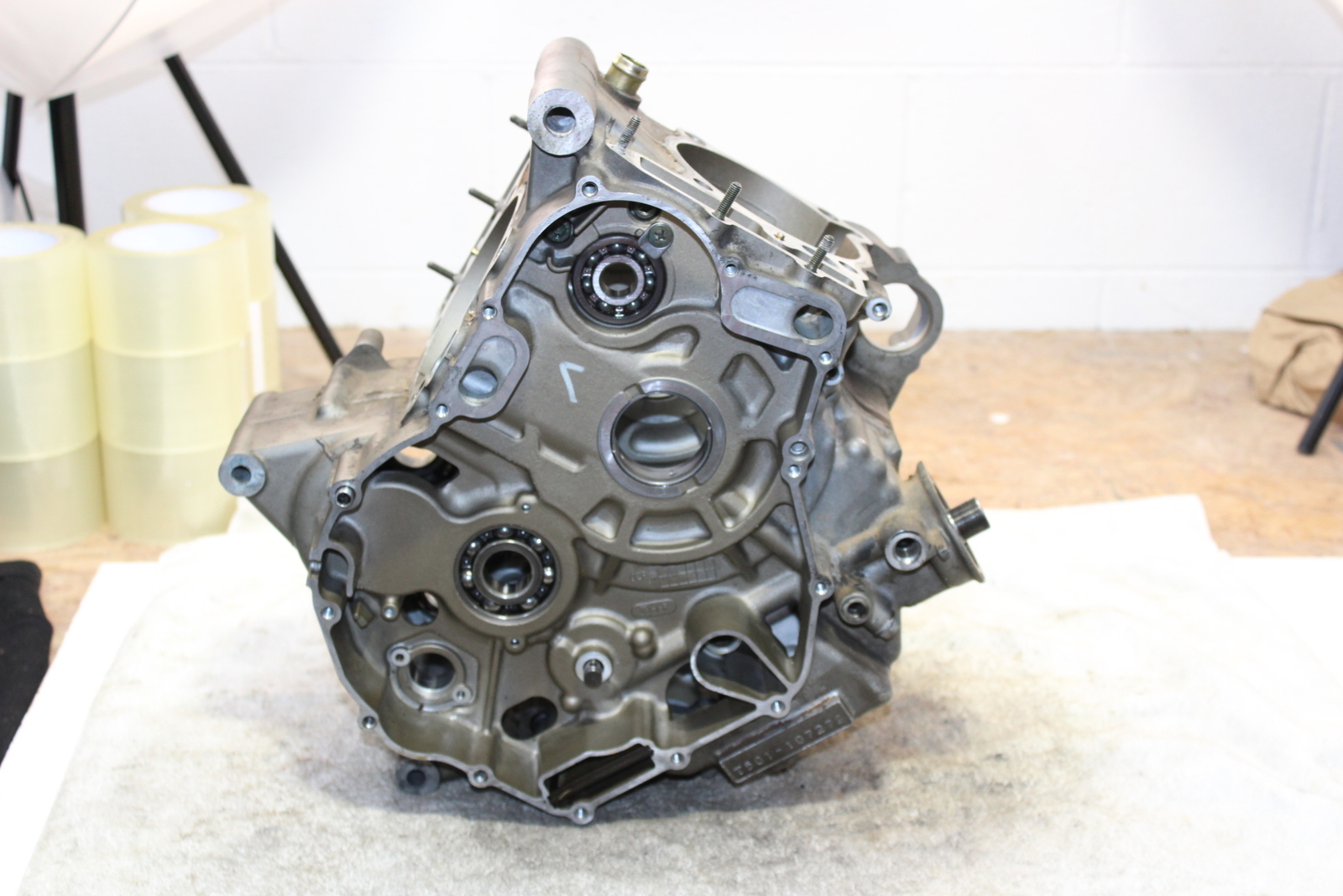 97 98 99 00 01 TL1000S ENGINE MOTOR CRANKCASE CRANK CASES BLOCK - *SET ...