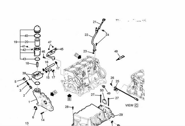 Genuine Holden CAPTIVA Diesel Oil Filter Part 93743595 for sale online ...