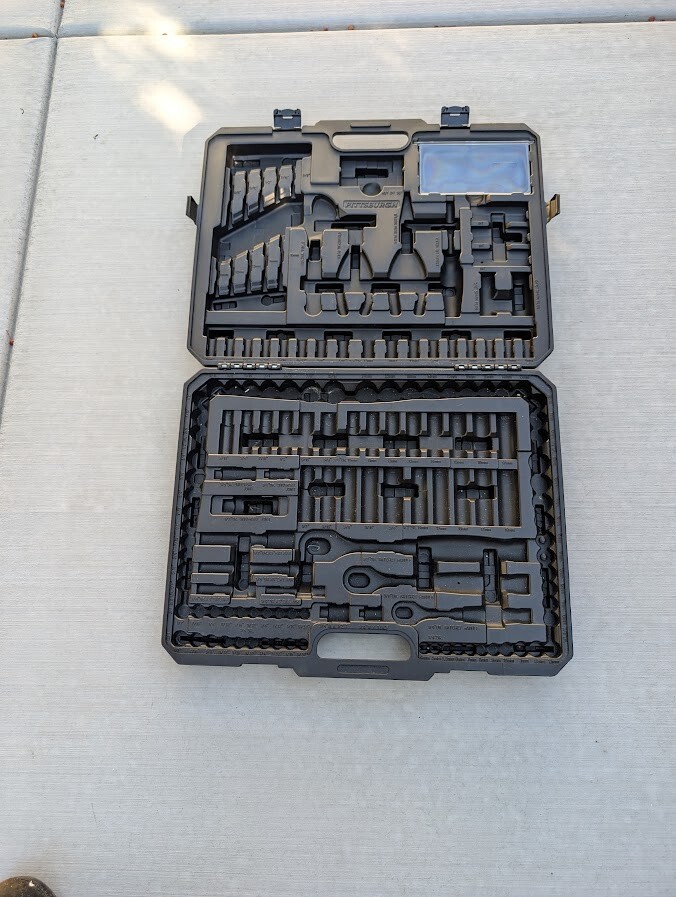 Pittsburgh 225-Piece Mechanics Tool Kit Case "Empty Tools Not Included ...