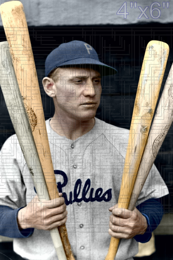 Chuck Klein - 1943 Philadelphia Phillies - choose a style - colorized ...