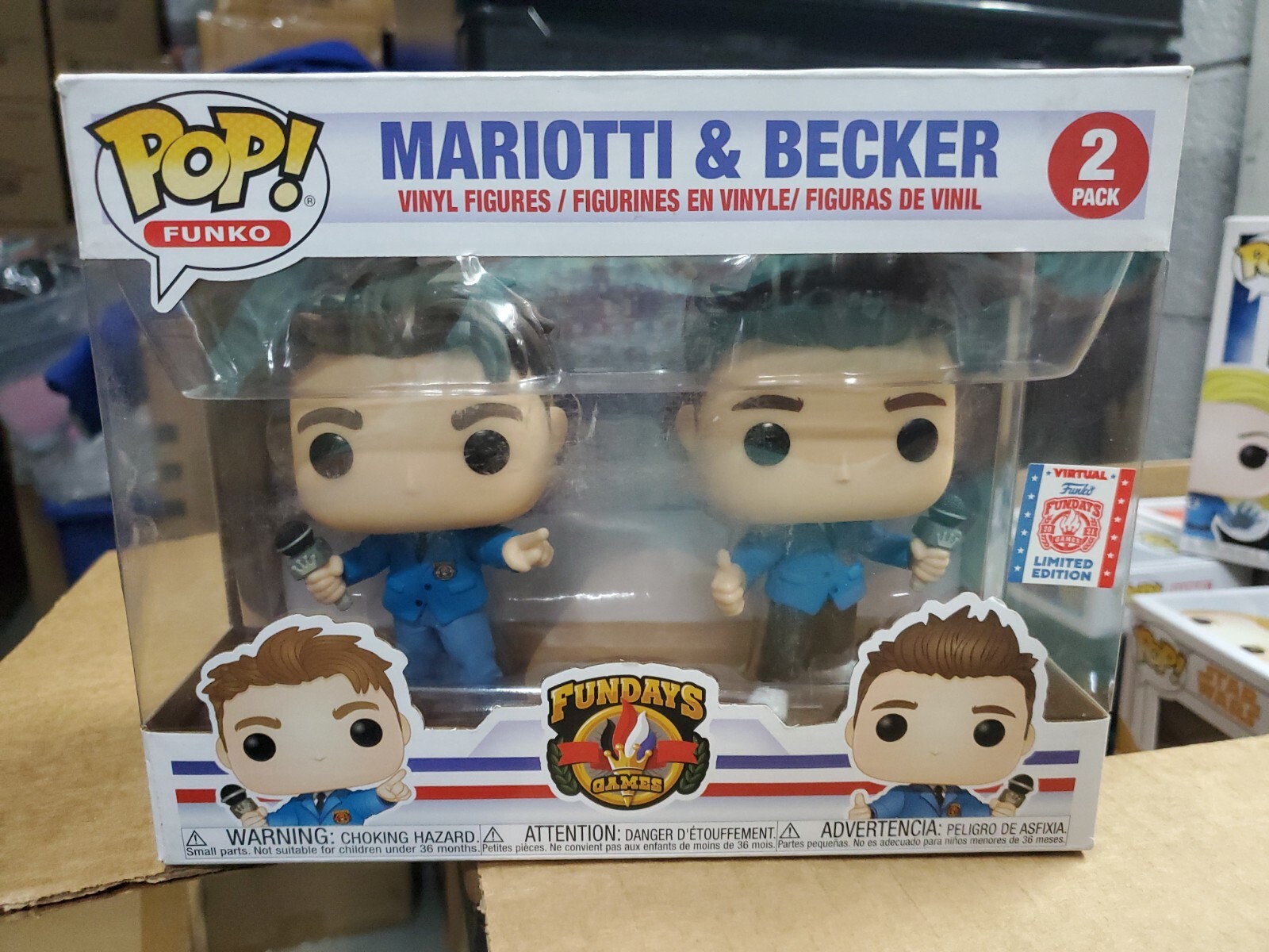 Funko Pop! Brian Mariotti And Mike Becker 2 Pack Funko Box Of Fun | eBay