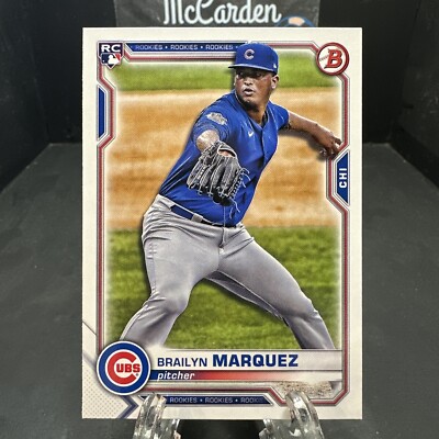 2021 Bowman Brailyn Marquez #43 Rookie RC Chicago Cubs | eBay