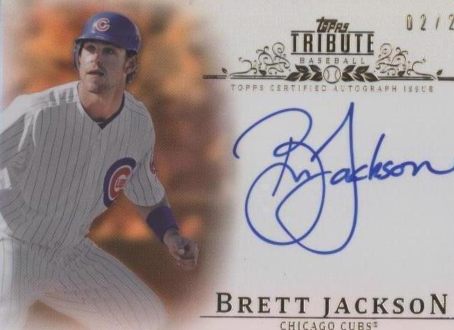 2013 Topps Tribute - Autograph Brett Jackson #TA-BJ Orange /25 (AU) for ...