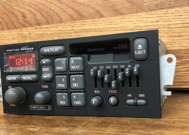 Pontiac Firebird Trans Am MONSOON CASSETTE RADIO PLAYER Deck 97-02 WS6 ...