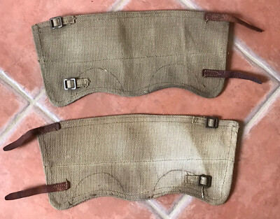 British Army WW2 1937 Pattern Size 2 Pair Khaki Anklets Bagcraft ...