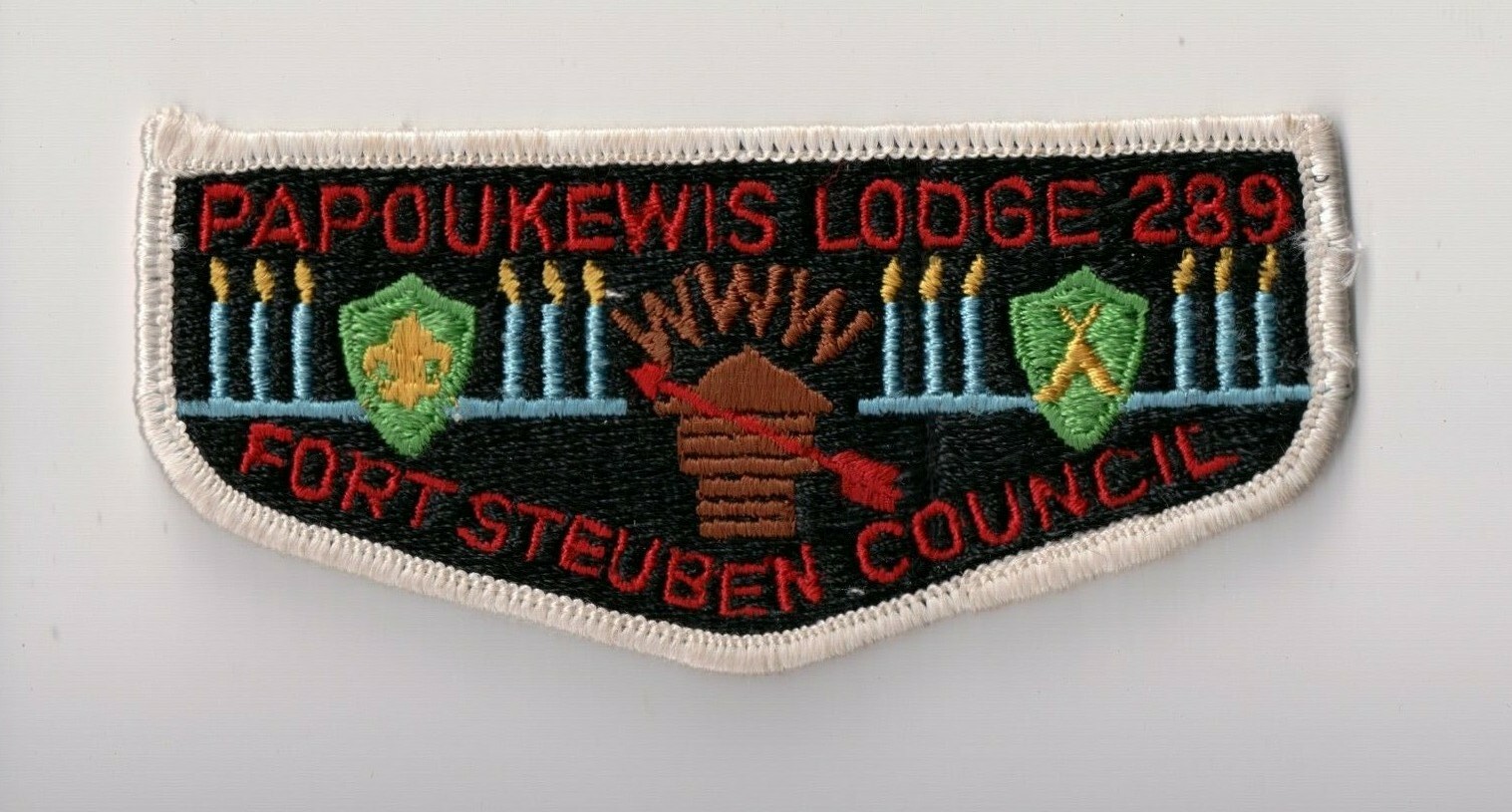 Papoukewis Lodge 289 S-1b, YLW Flames & Tent, Fort Steuben Council ...