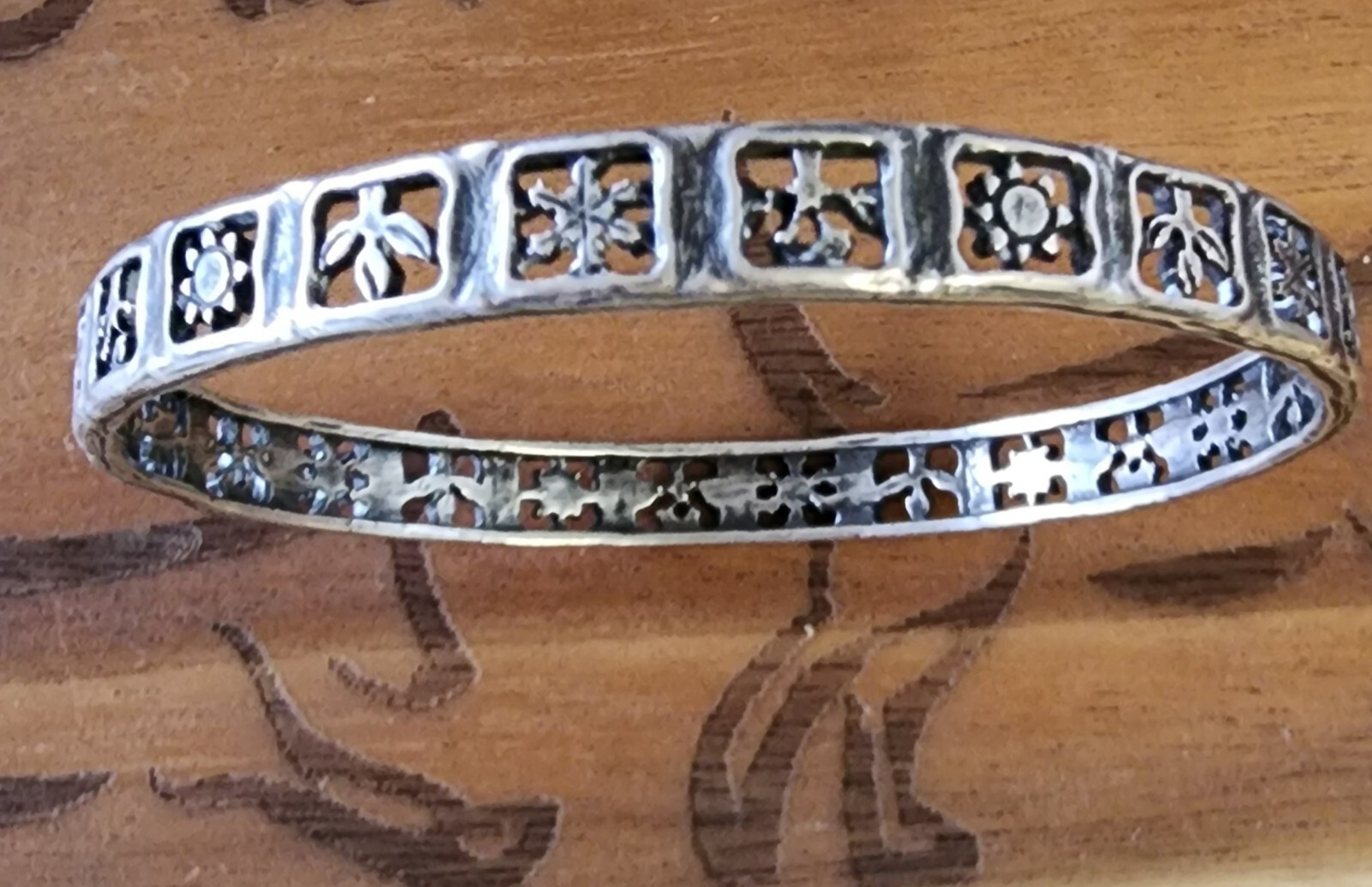 James Avery Rare 4 Seasons Bangle Bracelet Sterling S… - Gem