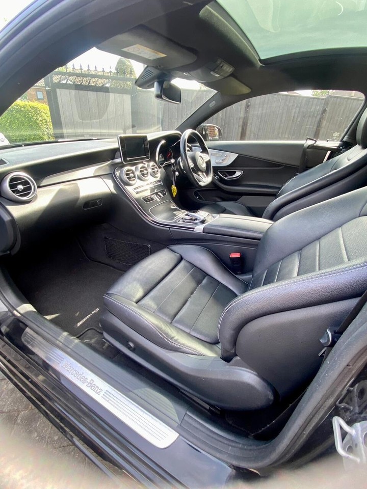 MERCEDES C220 COUPE PREMIUM PLUS 47000 miles AMG C63S REPLICA FULLY ...