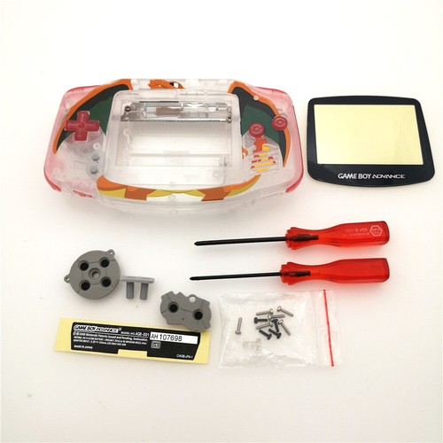 LIMITED Full Housing Shell Case for Nintendo Gameboy Advance GBA -Clear ...