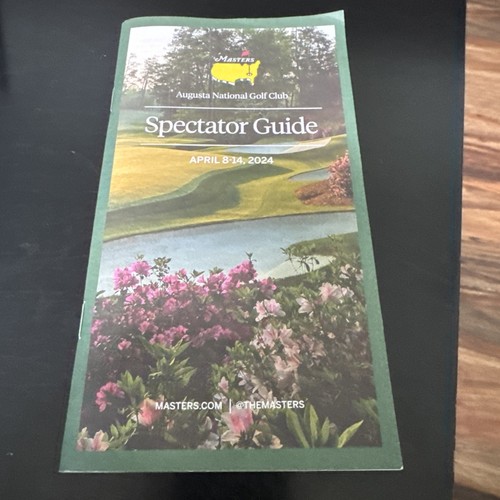 2024 Masters Spectator Guide - Augusta National Golf Club | eBay