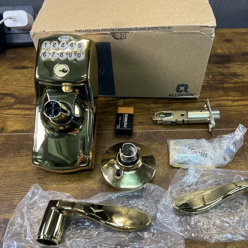 Schlage FE575 CAM 505 ACC Camelot Keypad Lock with Accent Lever | eBay