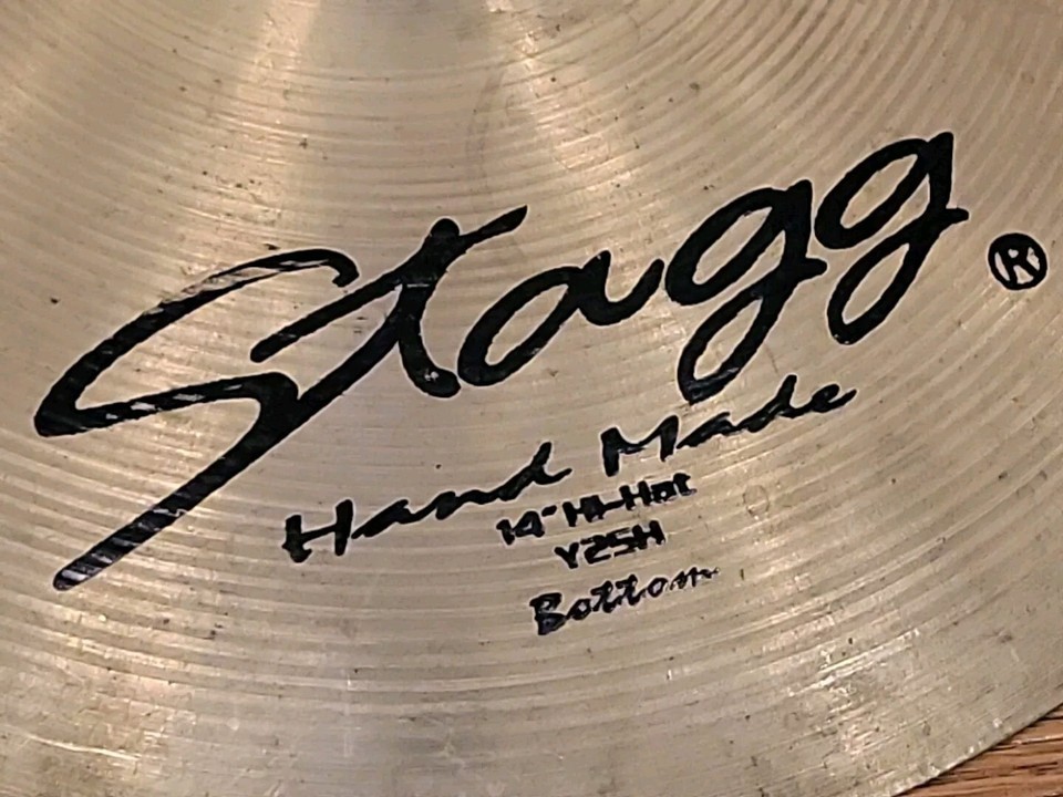 Stagg 14" Hi Hat Cymbals Hand Made Y25H Top/Bottom & Meinl HCS 14 ...