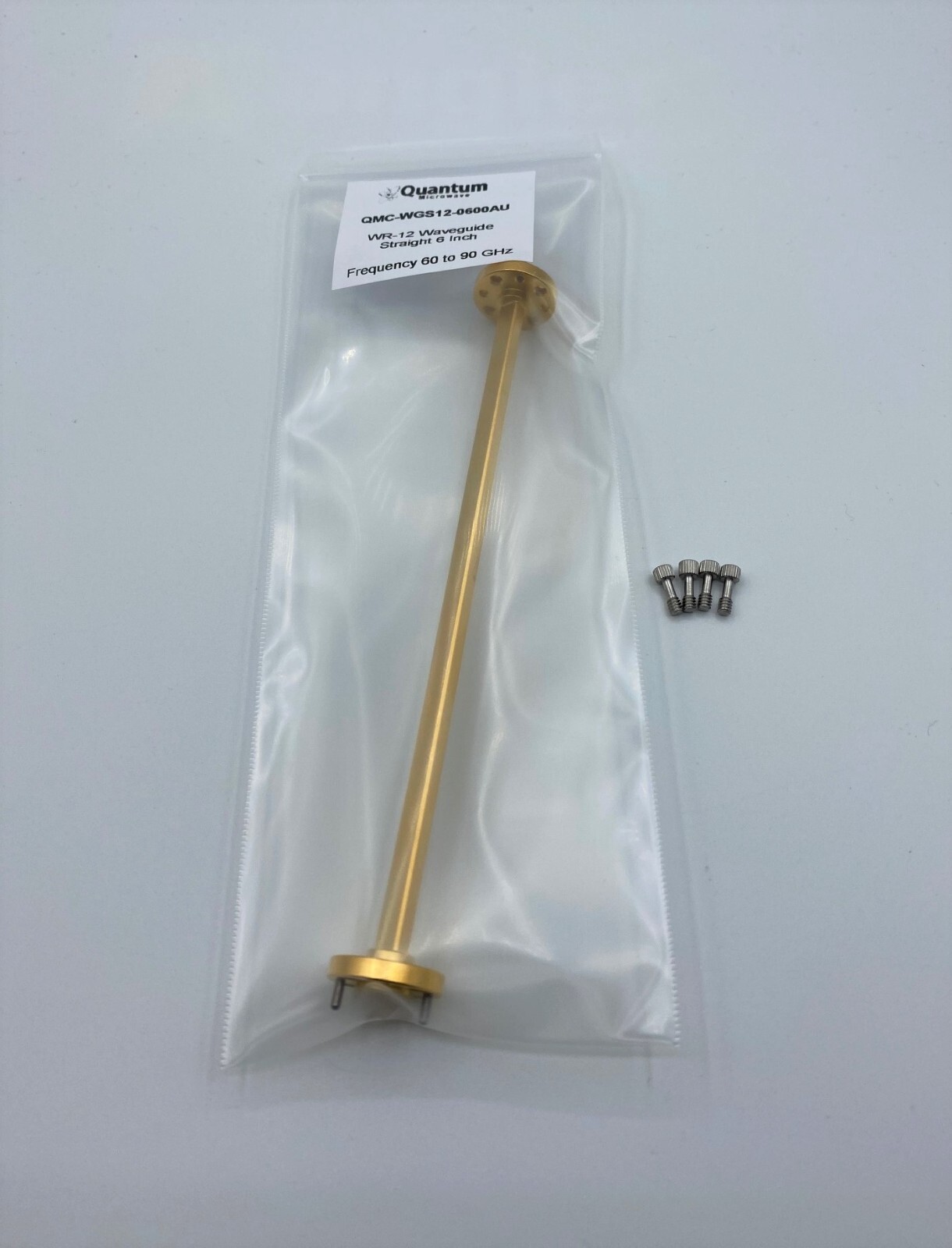 WR-15 Millimeter Waveguide Straight 6 Inches Gold Plated | eBay