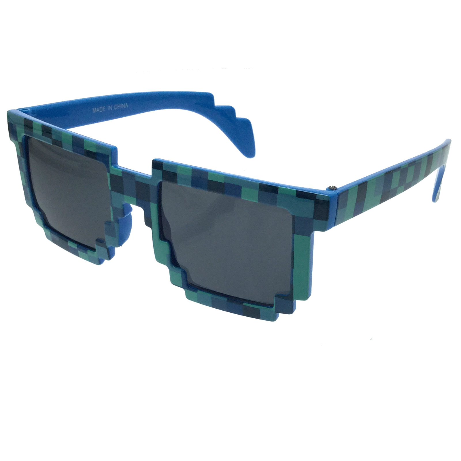 Block Sunglasses Pixelated 8-Bit Party Favor Costume Accessories Nerd ...