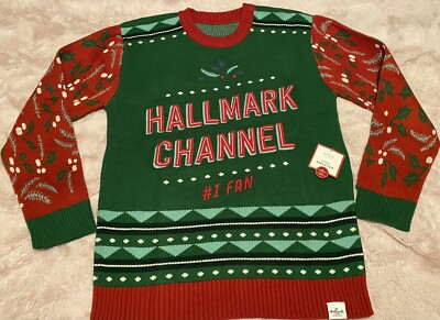 New Hallmark Channel #1 Fan Ugly Holiday Christmas Sweater Unisex | eBay