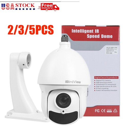 SONY307 2/3/5PCS Dome Camera 36X Zoom 1080P PTZ Speed AHD CVI/TVI/CVBS ...