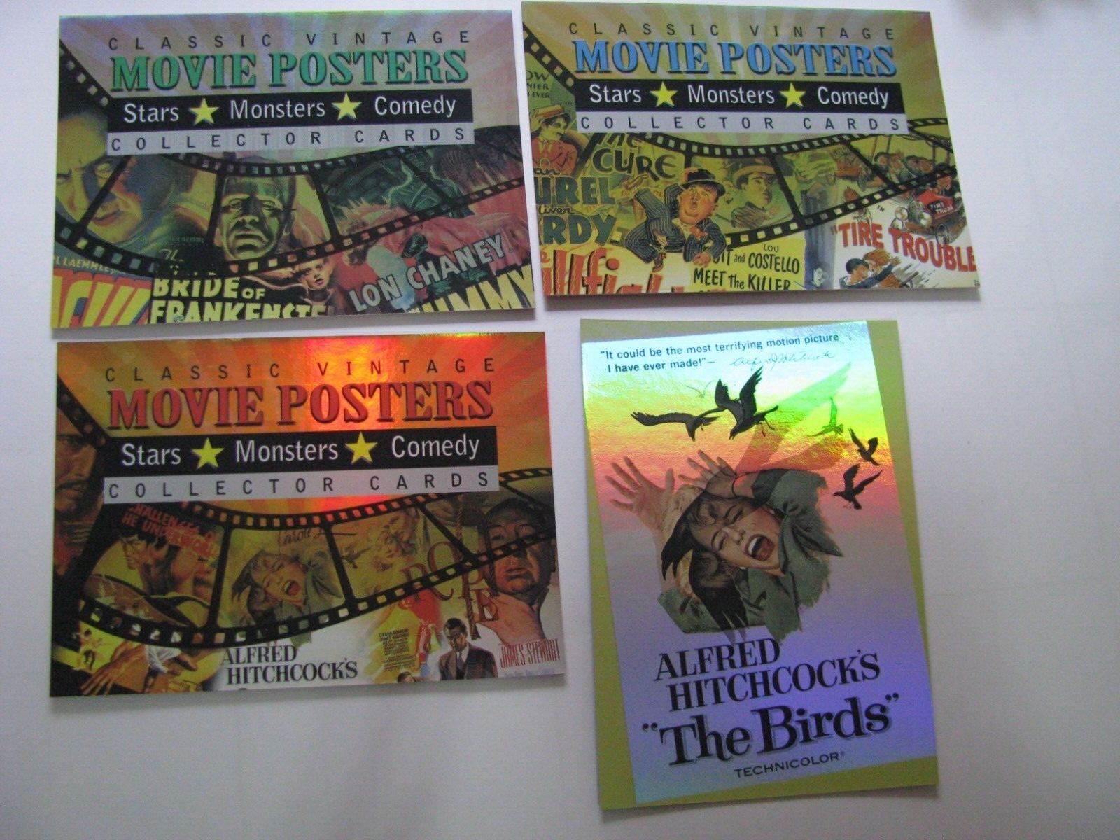 Classic Vintage Movie Posters 4 Card Promo Card Set Breygent Cards ...