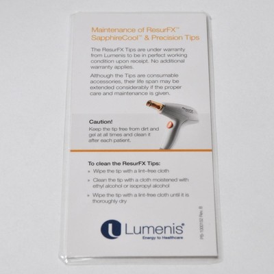 Lumenis ResurFX SapphireCool Precision Handpiece Tip Maintenance ...