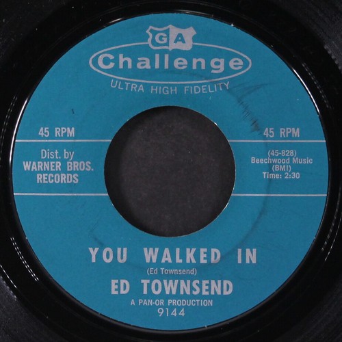 ED TOWNSEND: you walked in / i love to hear that beat CHALLENGE 7" Single 45 RPM | eBay