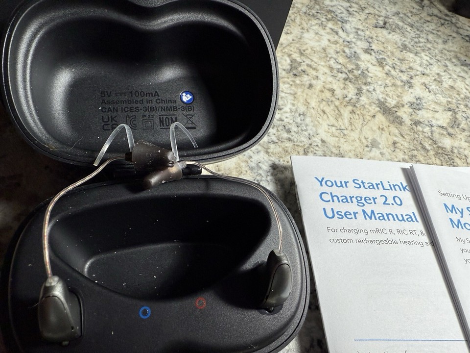 Starkey Genesis AI 20 MRic With Starkey Charging Case | eBay
