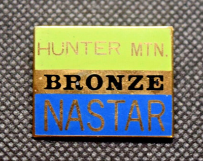 Hunter Mtn Ski Resort New York Nastar Bronze Ski Pin | eBay