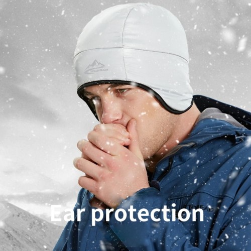 Waterproof Down Beanie Hat Men Women Skiing Cap New Windproof Ear-cap ...