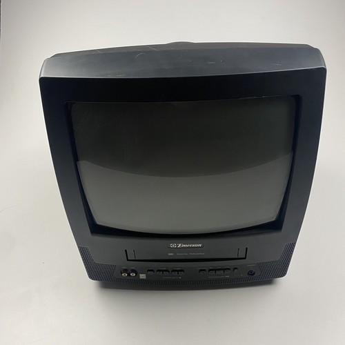 Emerson 13" TV/VCR CRT Combo EWC1304 Gaming Tv Tested Vhs Not Working ...