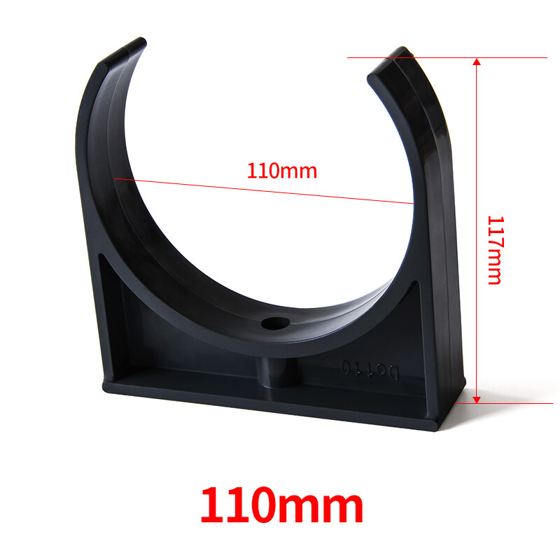 Tube Clamps PVC Pipe Clips Open Pipe Clips 20mm-110mm Fixed Pipe Clamp & Support | eBay