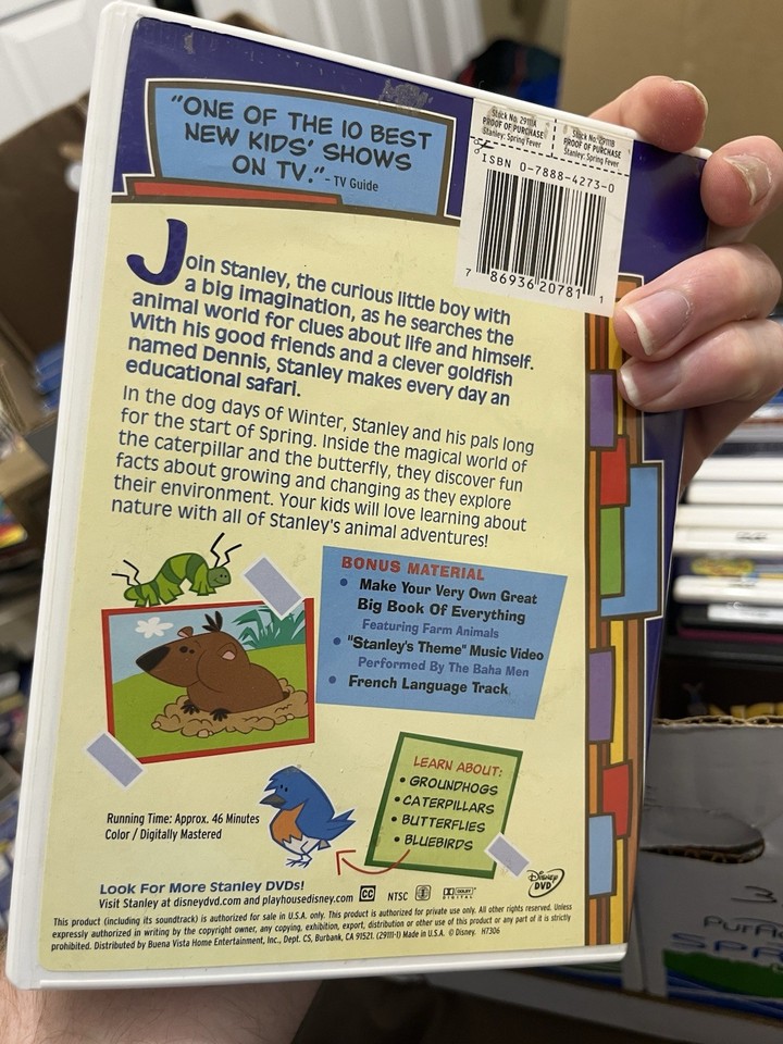 Stanley: Spring Fever (DVD 2003) Playhouse Disney, Searching For Signs ...