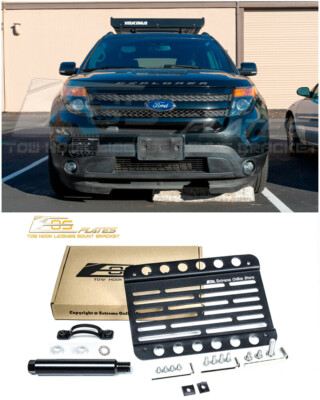EOS Plate For 11-19 Ford Explorer | Front Tow Hook License Plate Mount ...