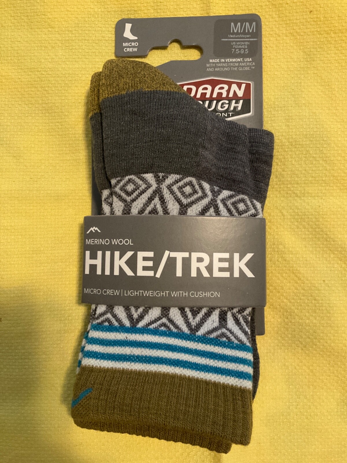 1 Pair Women’s DARN TOUGH SOBO Micro Crew Socks - Size Medium - BNWT | eBay