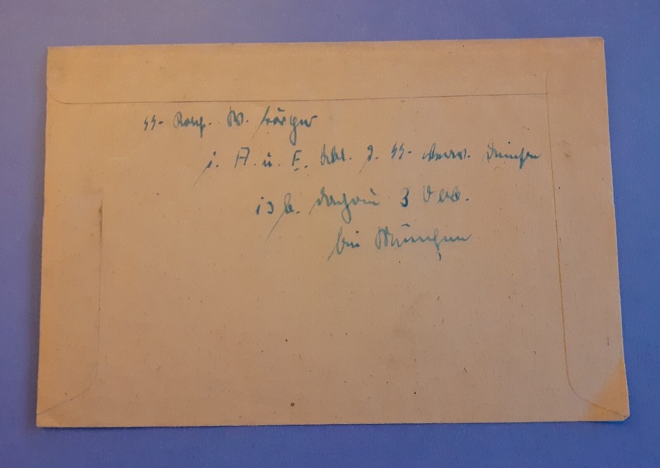 Feldpost of Germany. Waffen SS. KZ / Concentration Camp Dachau. 1944 | eBay
