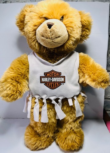 Harley Davidson motorcycles Build A Bear Plush Teddy Bear Stuffed ...