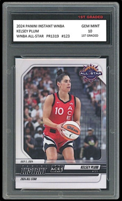 Kelsey Plum 2024 Panini Instant WNBA 1st Graded 10 All-Star Card #123 ...