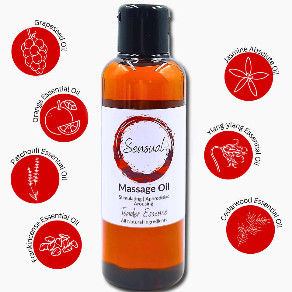 Sensual Massage Oil 100ml Sex Erotic Romantic Aphrodisiac Natural ...