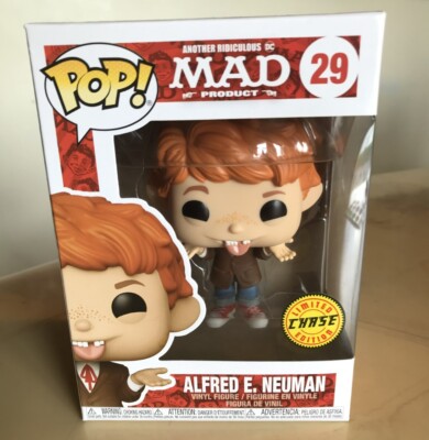 Funko Pop! Alfred E. Neuman MAD Limited Edition Chase #29 - RARE! MINT ...