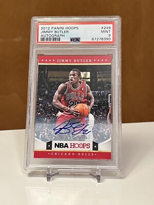 2012-13 NBA Hoops Auto Jimmy Butler #249 Rookie Auto PSA 9 Mint RC ...