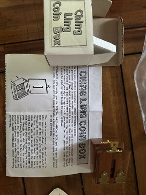 Ching Ling Coin Box Magic Trick- Close Up Coin Solid Through Solid ...