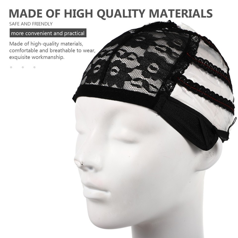 2 Pcs Lace Wig Caps Elastic Wig Making Caps Mesh Hair Nets Accessories ...